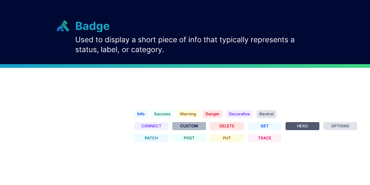 Badge | Kong Konnect Developer Portal Docs